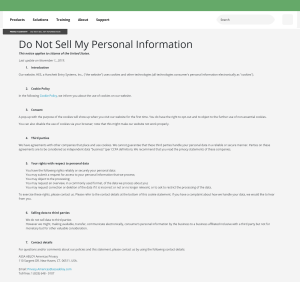 Do not sell my information | LifeSafety Power