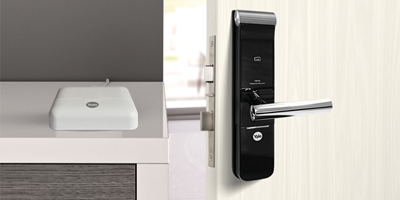 Kit Yale connect Hub + Cerradura digital YMF30